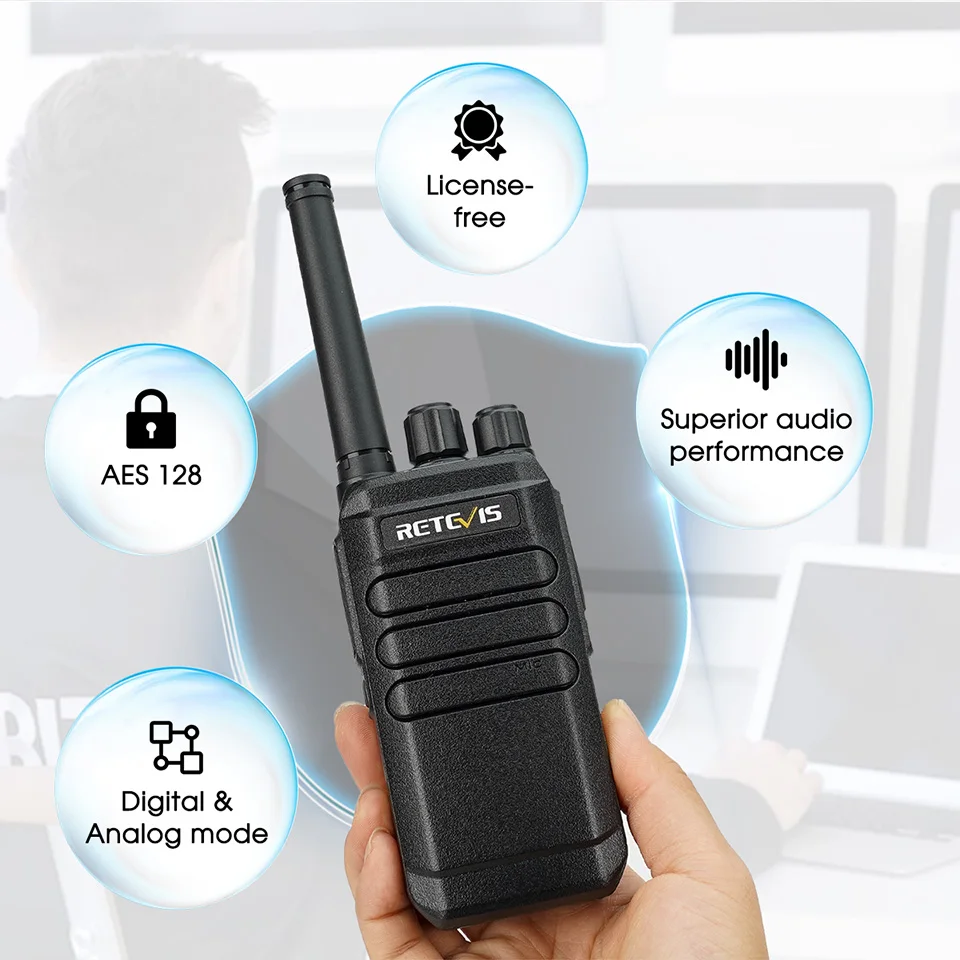 Retevis-RT40-DMR-Digital-License-free-Walkie-Talkie-PMR446-Analog ...