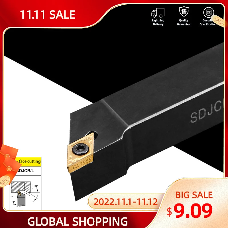 KaKarot-External-Turning-Tool-SDJCR-L-SDJCR1212H11-SDJCL1212H11-SDJCR16-Tool-Holder-DCMT11 ...