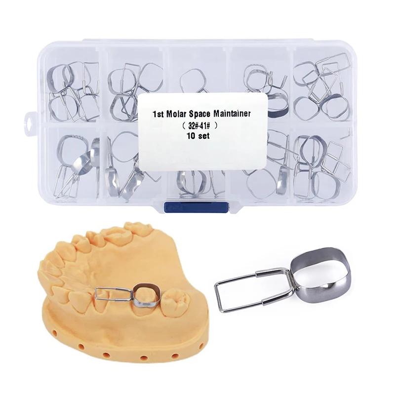 40PCS-Dental-Orthodontic-Space-Maintainer-1st-Molar-Band-Loops-Dental ...
