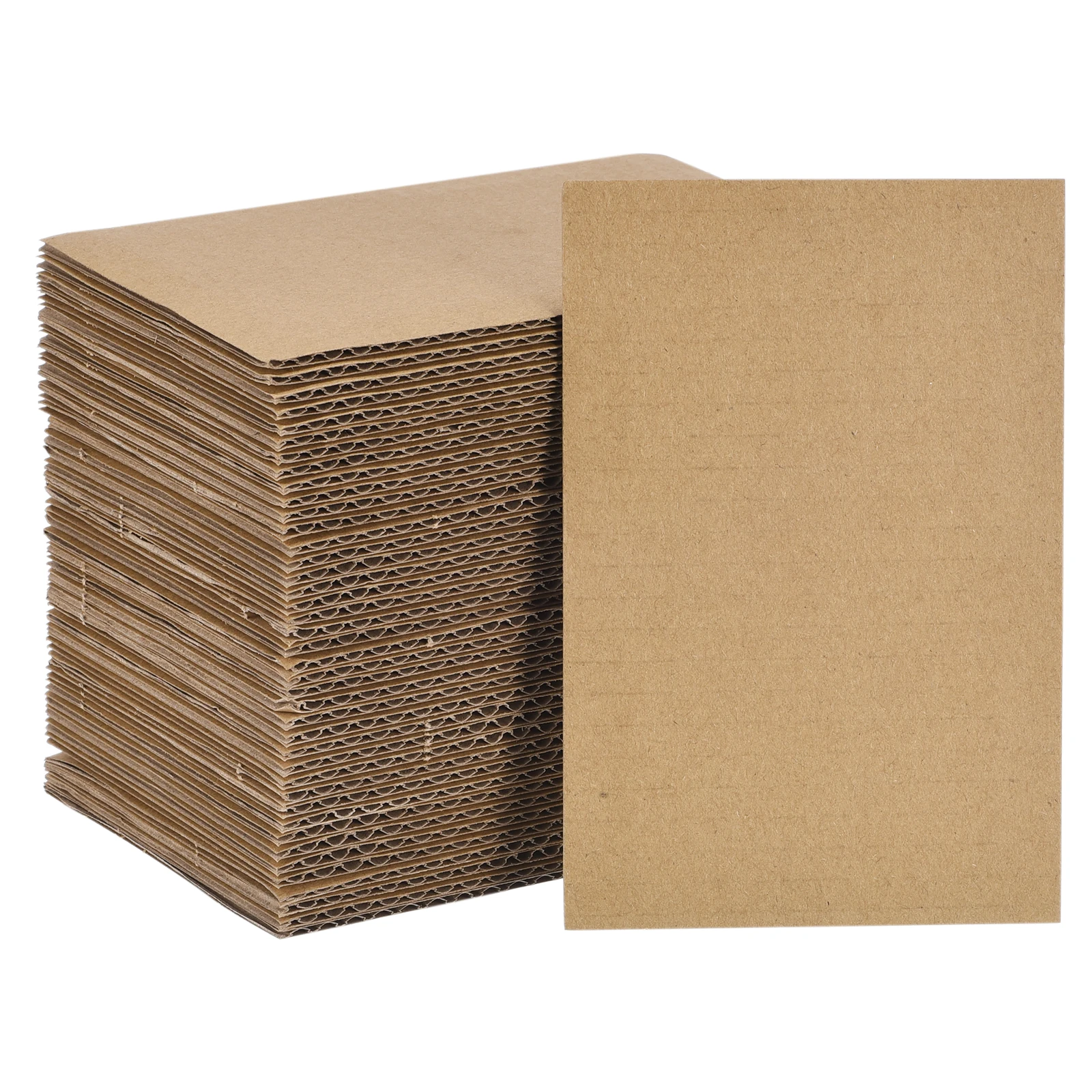 100pcs Corrugated Cardboard Sheets 1/8" Thick Flat Cardboard Filler ...