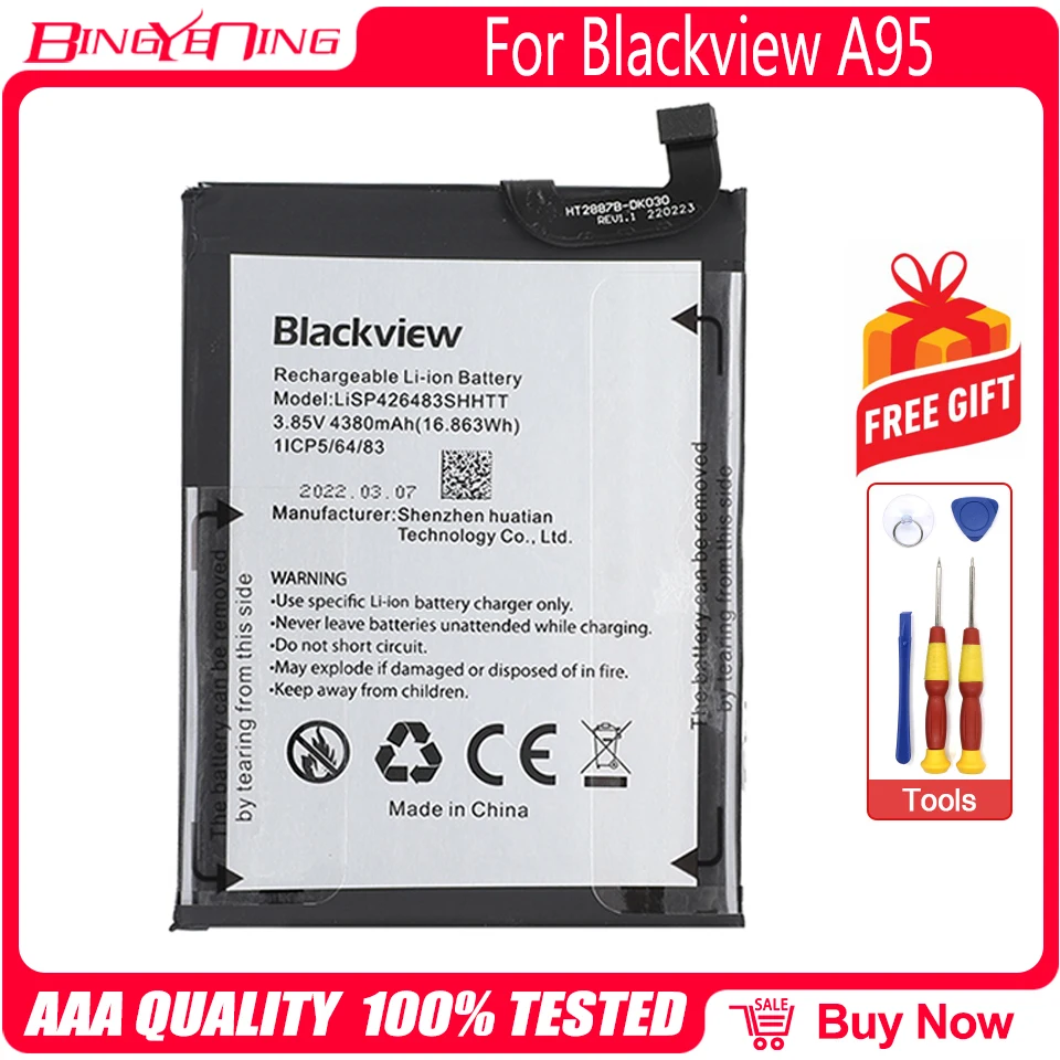 New 100% Original Battery For Blackview A95 A55 Pro A90 A96 A80 A200 ...