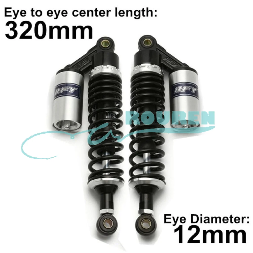 320mm-305mm-290mm-Motorcycle-Rear-Shock-Absorber-Spring-Adjustable-Air ...