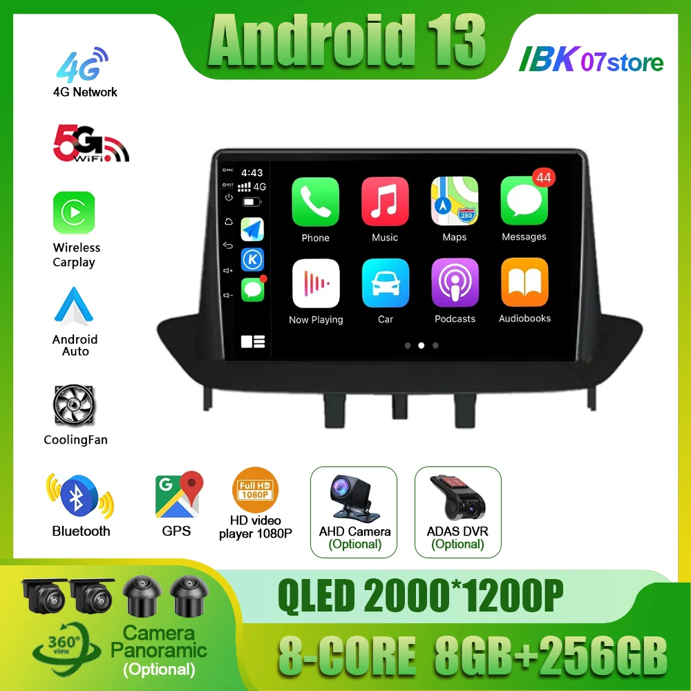 Car-Radio-Multimedia-for-Renault-Megane-3-Year-2008-2014-Navigation-GPS ...