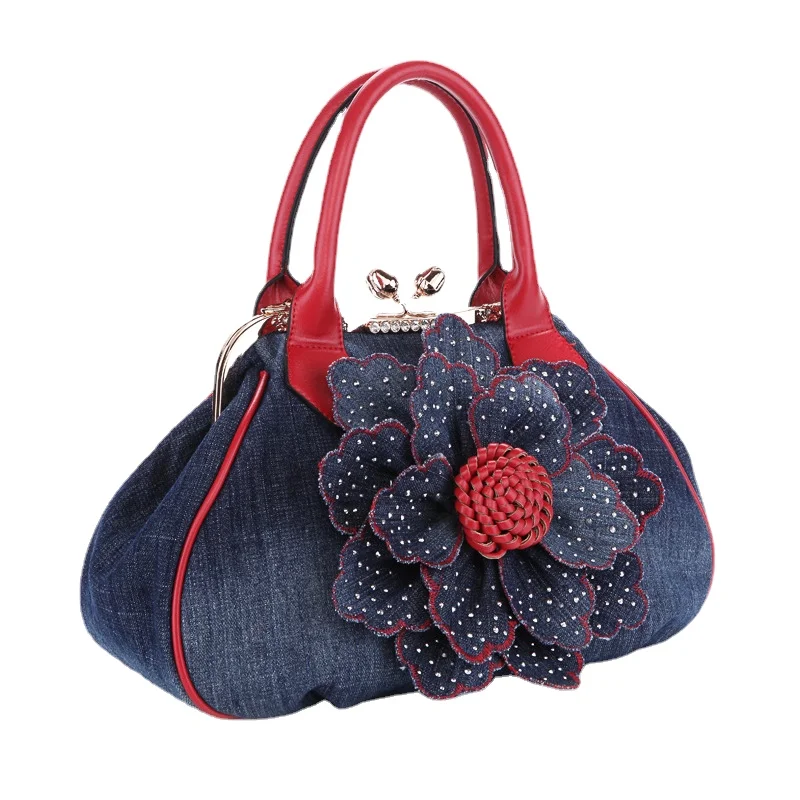 Women-Vintage-Roses-Flowers-Shoulder-Bag-Female-Casual-Handbag-Girl ...
