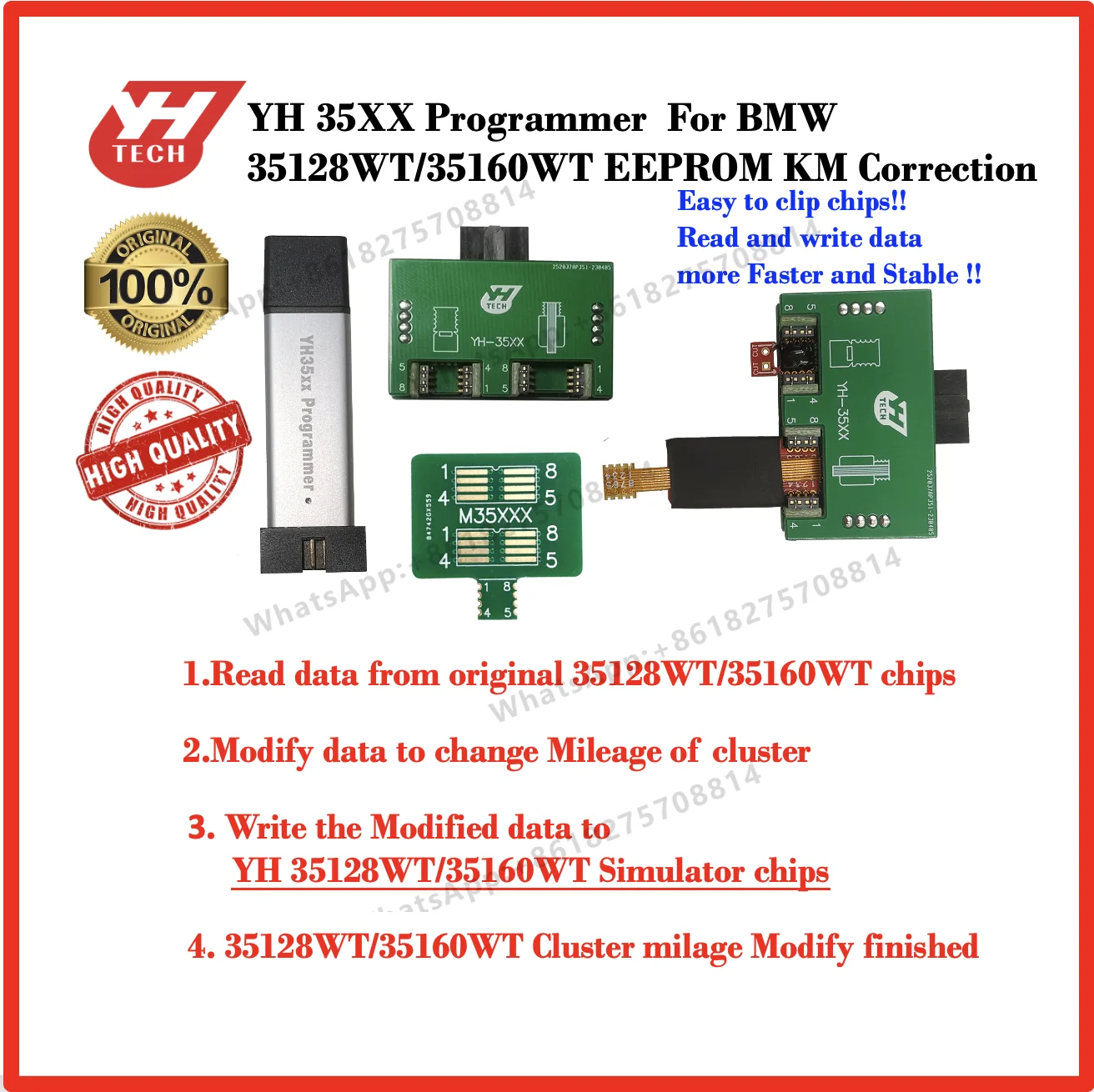 Yanhua-ACDP-YH-35XX-Programmer-and-35128-Emulator-EEPROM-35160WT-35128WT-eraser-for-BMW-odometer ...