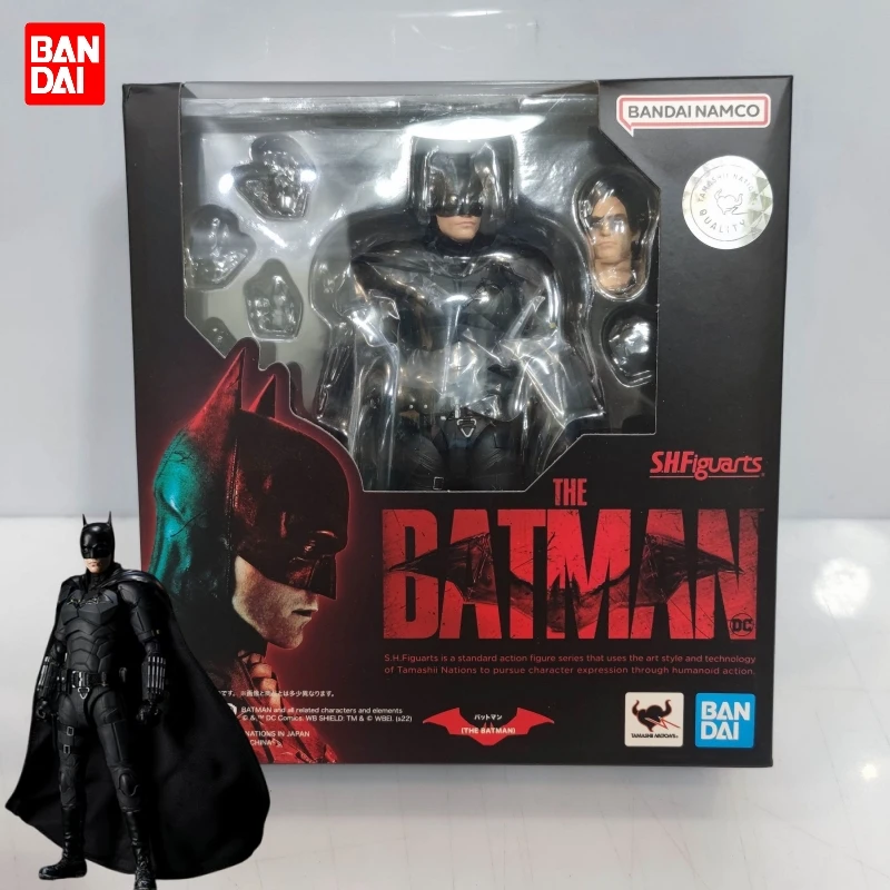 BANDAI-figuras-de-acci-n-de-S-H-Figuarts-Batman-155MM-SHF-colecci-n-de ...