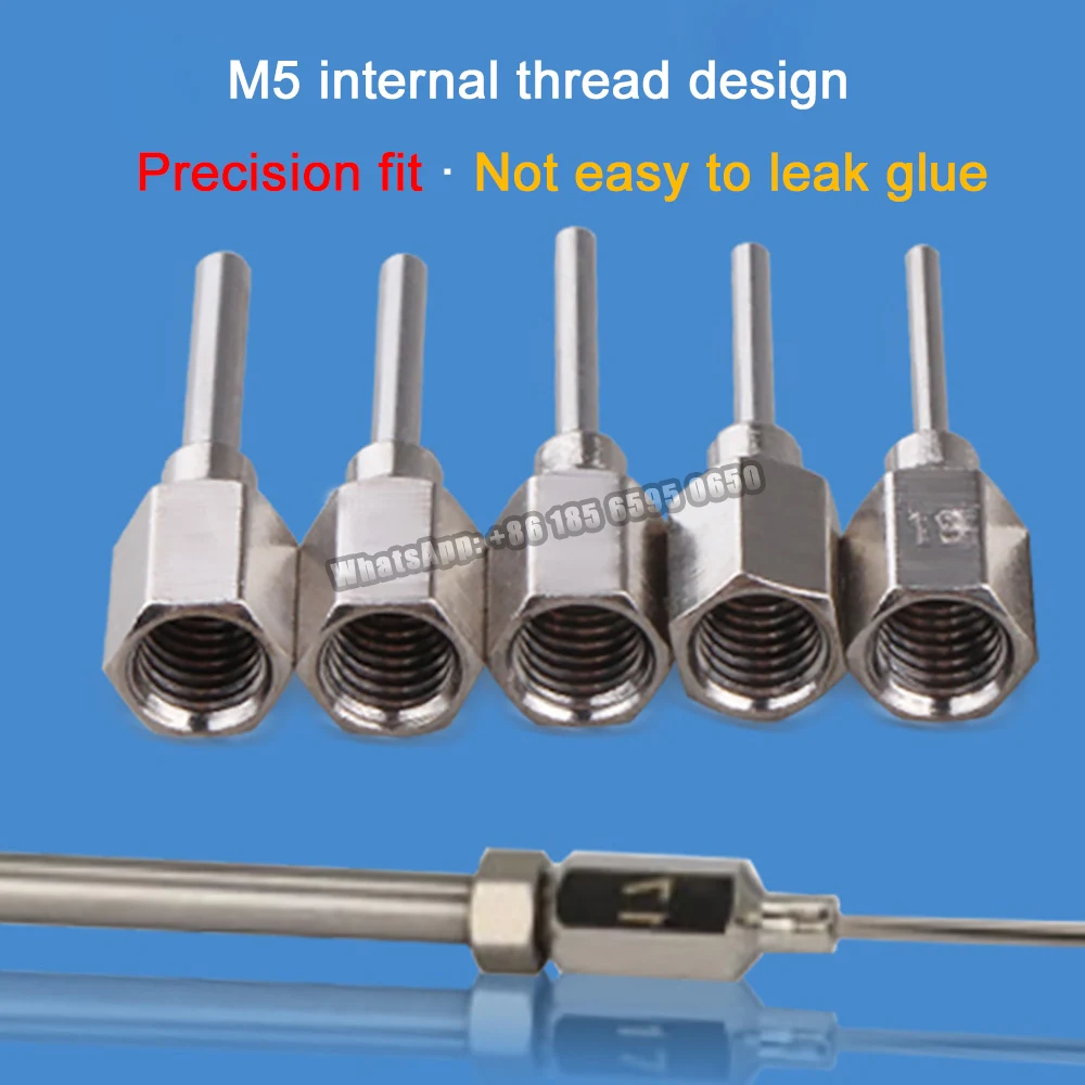 M5 Internal Thread Stainless Steel Dispensing Needle External Hexagonal ...