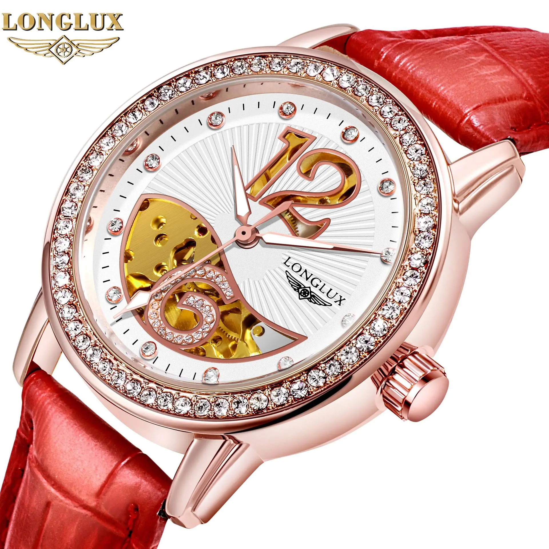 Women Automatic Mechanical Watches 50m Waterproof Sport Business ...