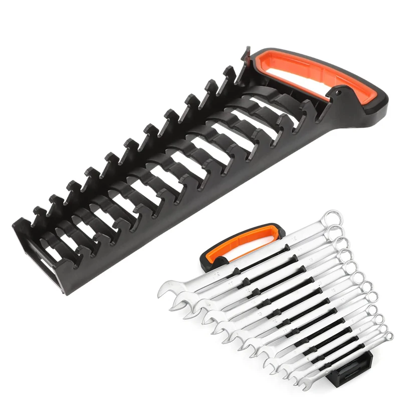 Wrench-Organizer-Tray-Tool-Storage-Rack-Plastic-Socket-Spanner-Holder ...