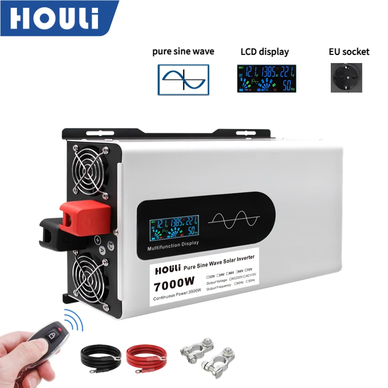 Houli-inverter-5000W-6000W-7000W-Inverter-12V-220V-Inverter-12V-220V-clean-sinys-inverter-24V ...