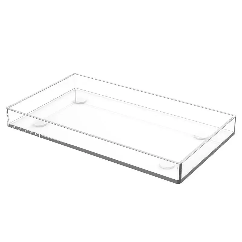 Acrylic-Decorative-Tray-Clear-Display-Serving-Organizer-Acrylic ...
