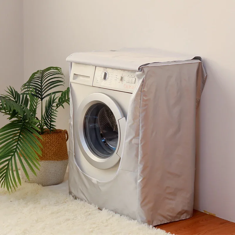 1Pc-Washing-Machine-Cover-Silver-Coating-Household-Waterproof-Dustproof ...