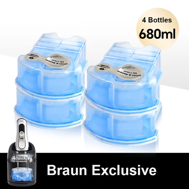 Braun Clean & Charge Braun CCR2 Clean & Renew Refill Cartridges - 12 ...