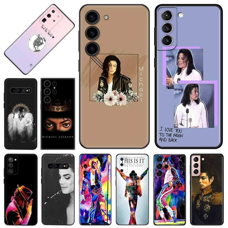 Michael Jackson Soft Phone Cases For Samsung Galaxy S23 Plus S22 Ultra ...
