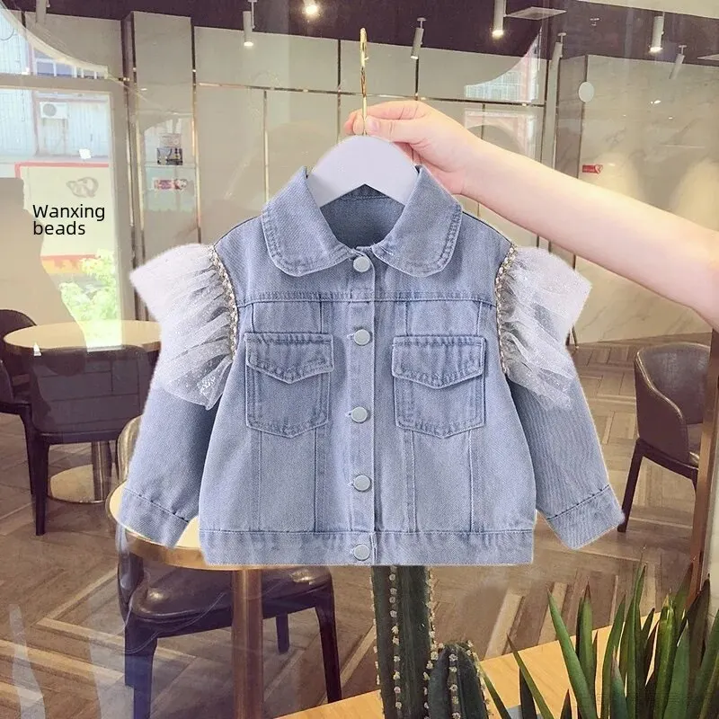 1-7 Years Old Girls Bear Top Autumn Outfit Trendy Phantom Worker Coat ...