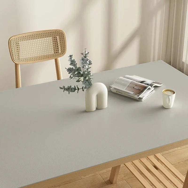 Simple-Solid-Color-Tablecloth-PVC-Waterproof-Table-Cover-Home-Office ...