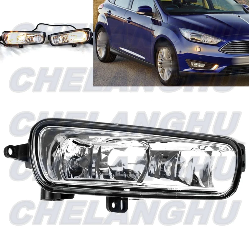 For Ford Focus 2015 2016 2017 2018 Right Side Front Fog Light Fog Lamp ...
