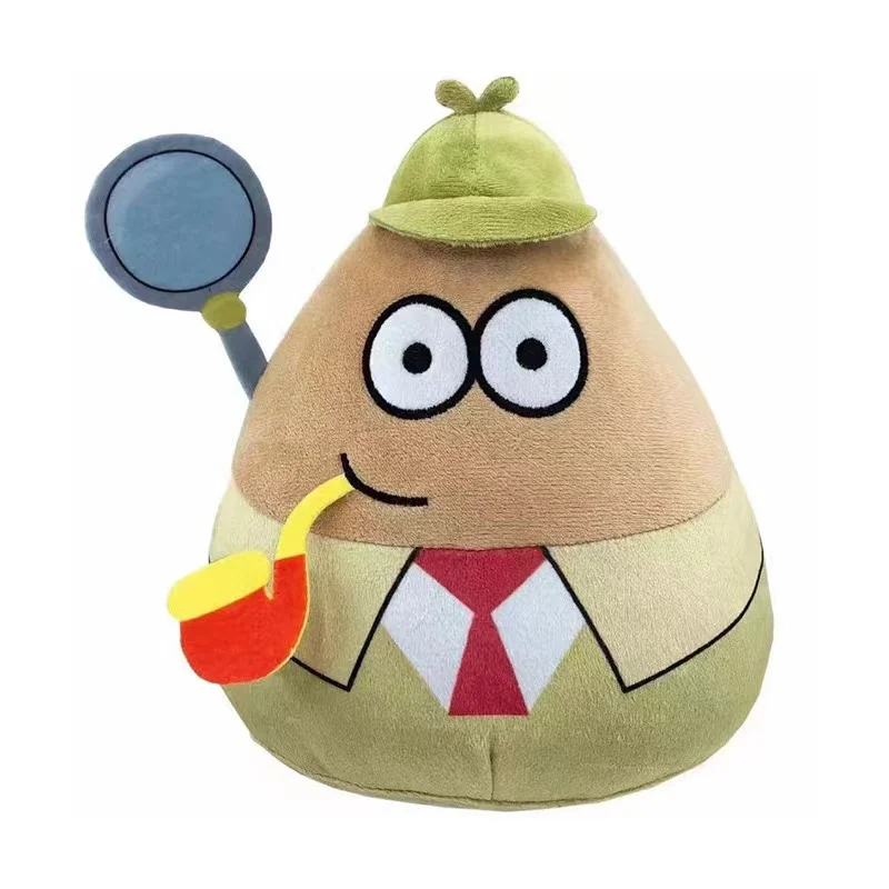 Peluche de Alien Pou, Peluche de Caballero de Sombrero Negro Pou ...