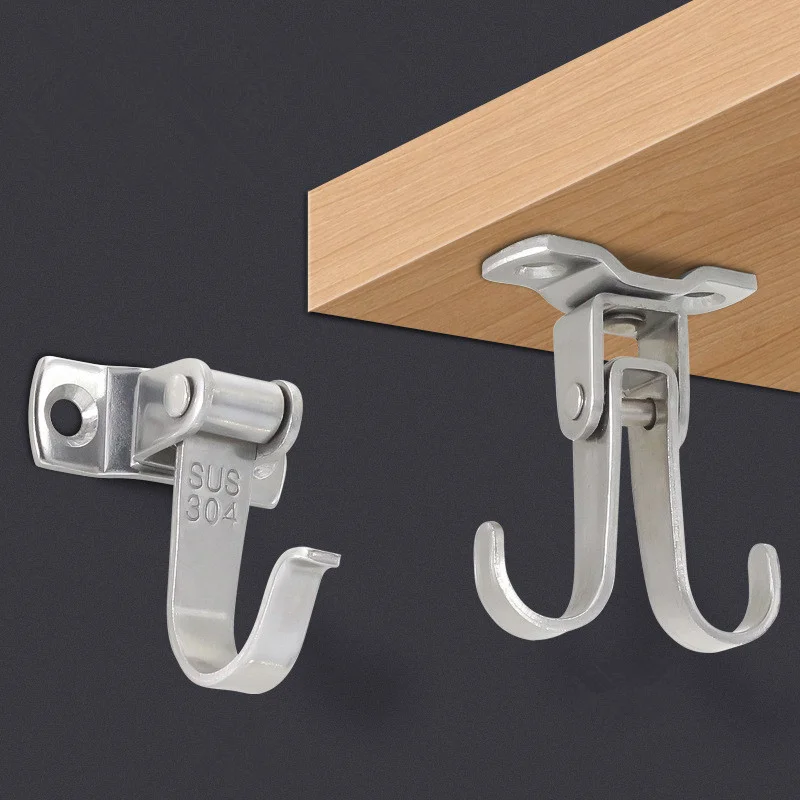 Rotating Stainless Steel Ceiling Hooks Load-bearing Hook Rotated ...