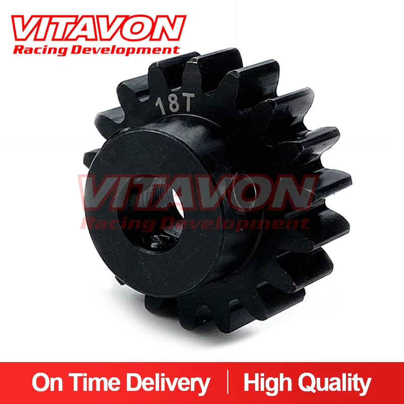 VITAVON CNC 45# HD 1.5Mod 18T Pinion Gear 8mm bore for X-MAXX / DBXL / 5B