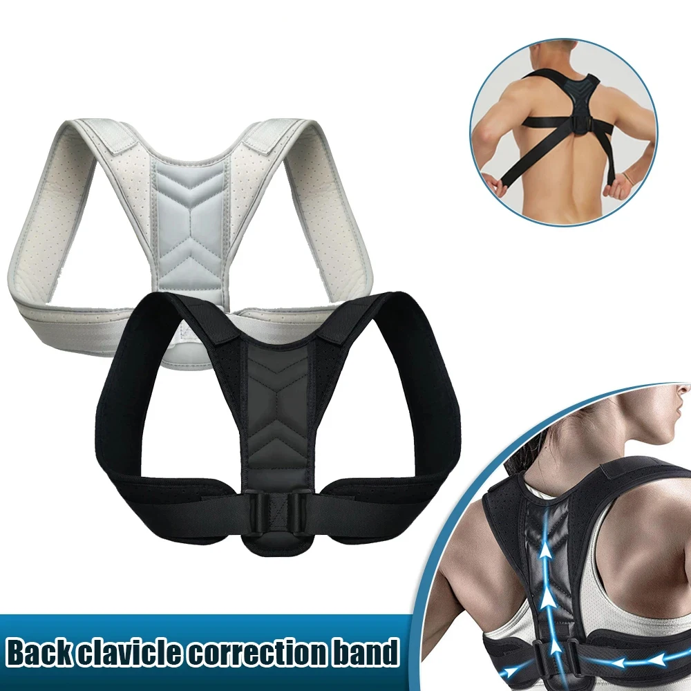 Back-Posture-Corrector-Adjustable-Neck-Brace-Training-Equipment-Home ...