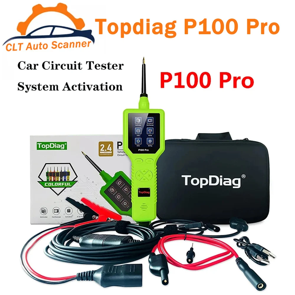 Newest-Topdiag-P100-Pro-Power-Probe-P100-Pro-12V-24V-Car-Truck-Electric ...