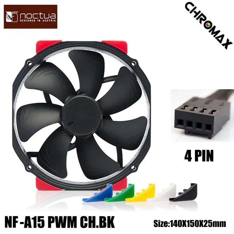 Noctua-NF-A15-PWM-Black-12V-4Pin-Intelligent-Speed-Regulation-SSO2 ...