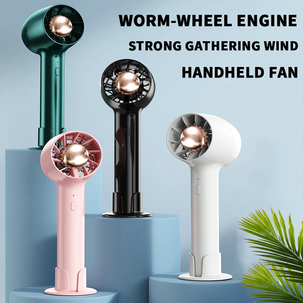 Turbine-Handheld-Mini-Portable-Rechargeable-USB-Fan-Desktop-Mute ...
