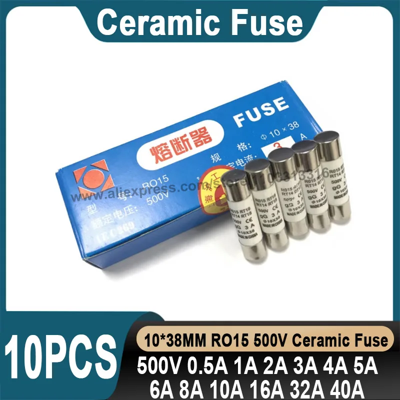 Fusible-de-cer-mica-10x38mm-10-piezas-10x38mm-500V-500MA-0-5A-1A-2A-3A ...