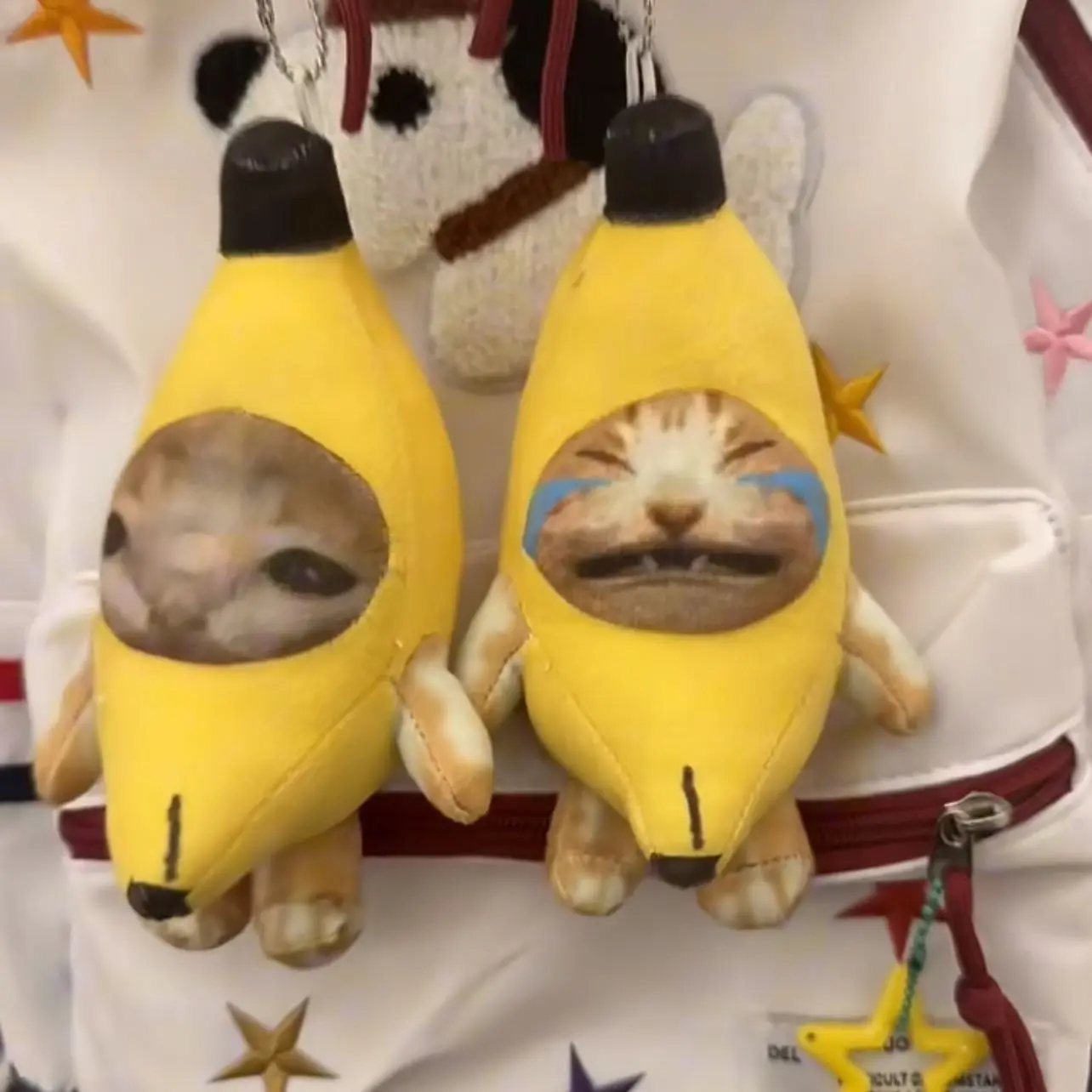 Banana-Cat-Doll-Pendant-Keychain-Crying-Happy-Banana-Cat-Plush-Pendant ...