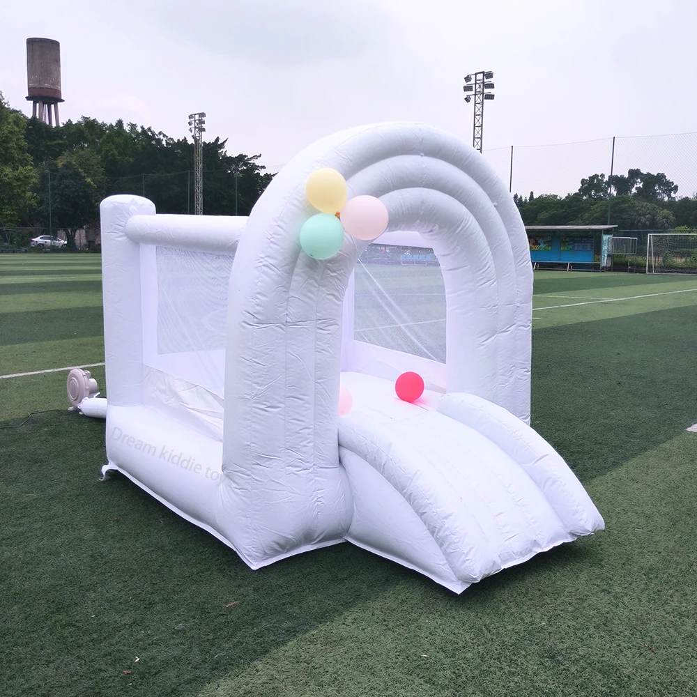 Wedding-Bouncer-Inflatable-Rainbow-Arch-Jumping-House-Inflatable-Castle ...