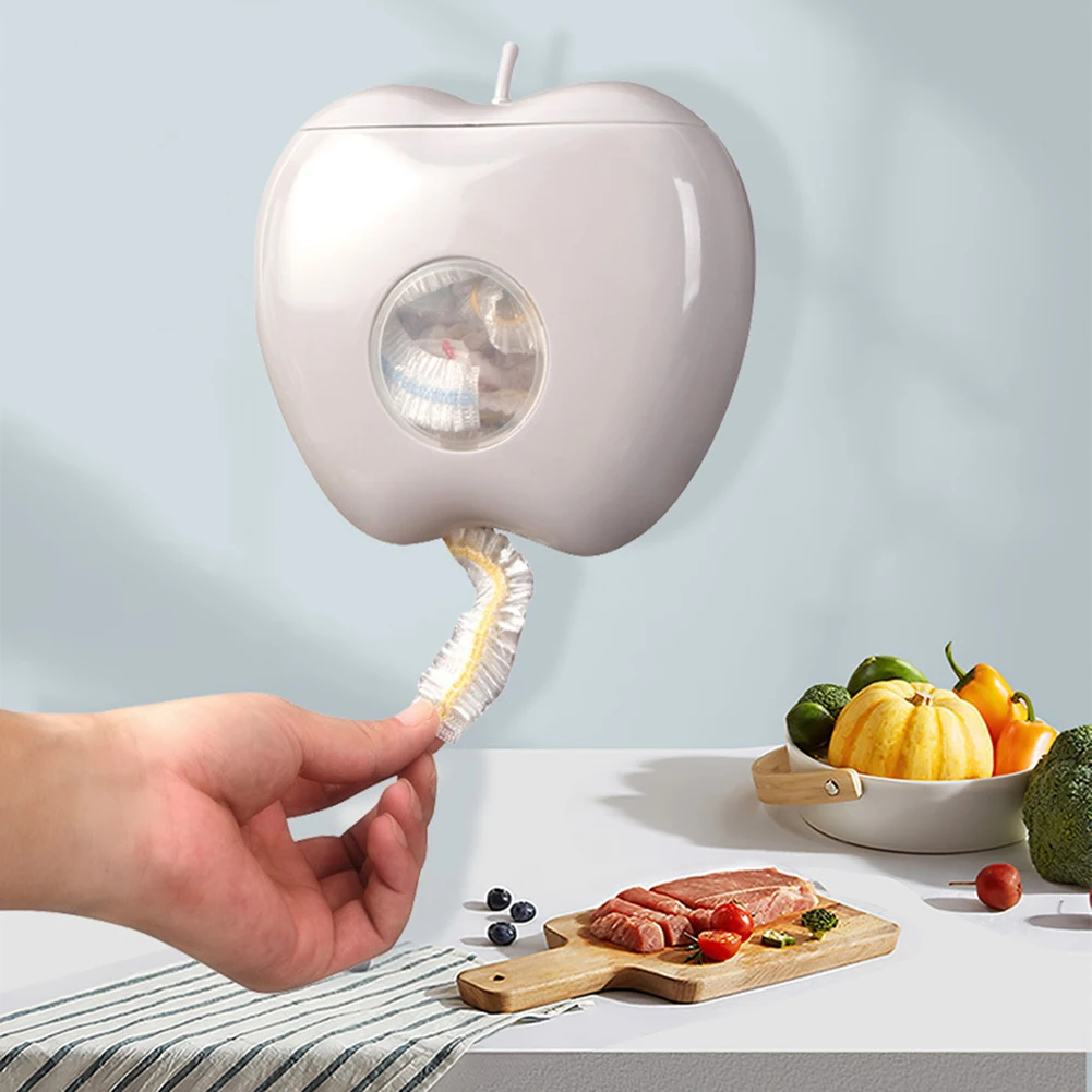 Wall Mounted Disposable Food Cover Storage Box Kitchen Organizers For ...