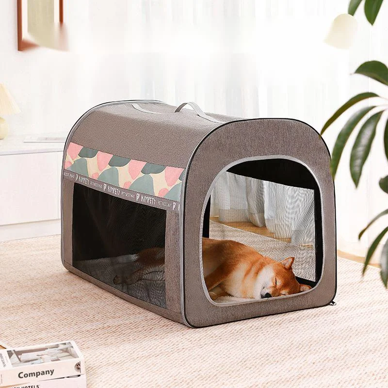 Dog-Cage-Car-Kennel-Outing-Carrying-Bag-Pet-Luggage-Car-Travel-Cage-for ...