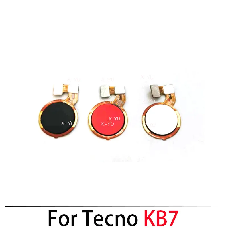 For Tecno KB7 Home Button Fingerprint Sensor Return Power Flex Cable