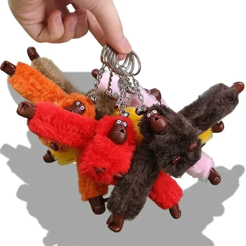 1pcs-Plush-Monkey-Keychain-Toy-Rings-Cartoon-Animal-Long-Arm-Keychains ...