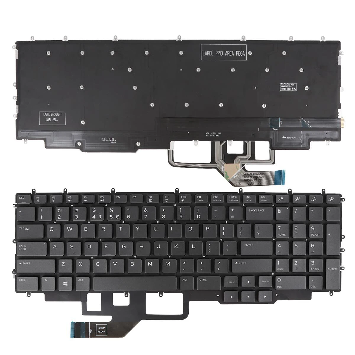 Teclado-retroiluminado-para-DELL-Alienware-accesorio-para-el-rea-51m-R2 ...