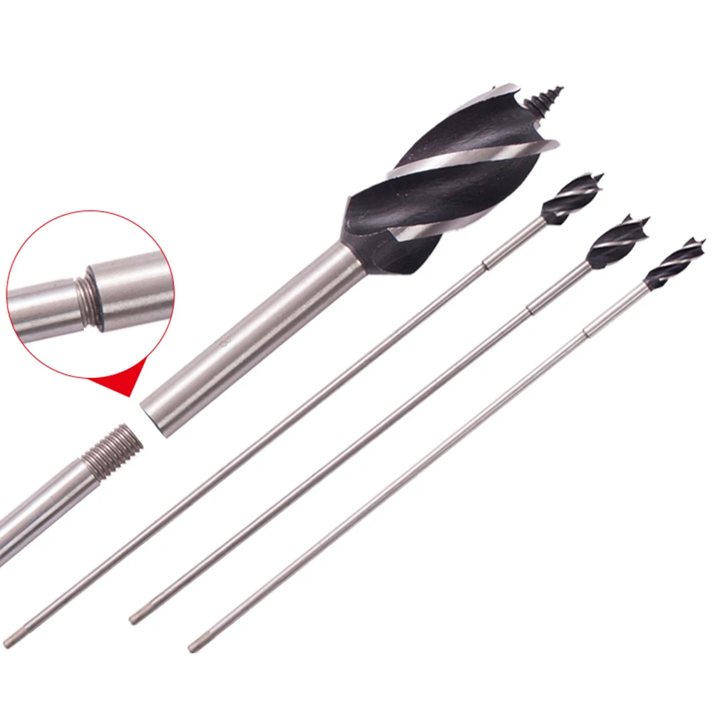 1Pcs-150-1500mm-long-Wood-Cut-Drill-Bit-4-Slots-4-Edges-Twist-16-35mm ...