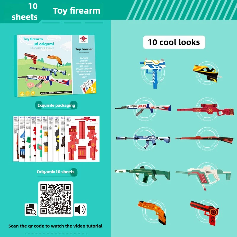 36 Sheets 3D Origami DIY Paper Airplanes – Craft Supply Haven