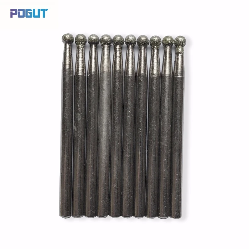 30pcs-lot-Diamond-Round-Ball-BURS-Dremel-Accessories-3mm-Shank-Rotary ...