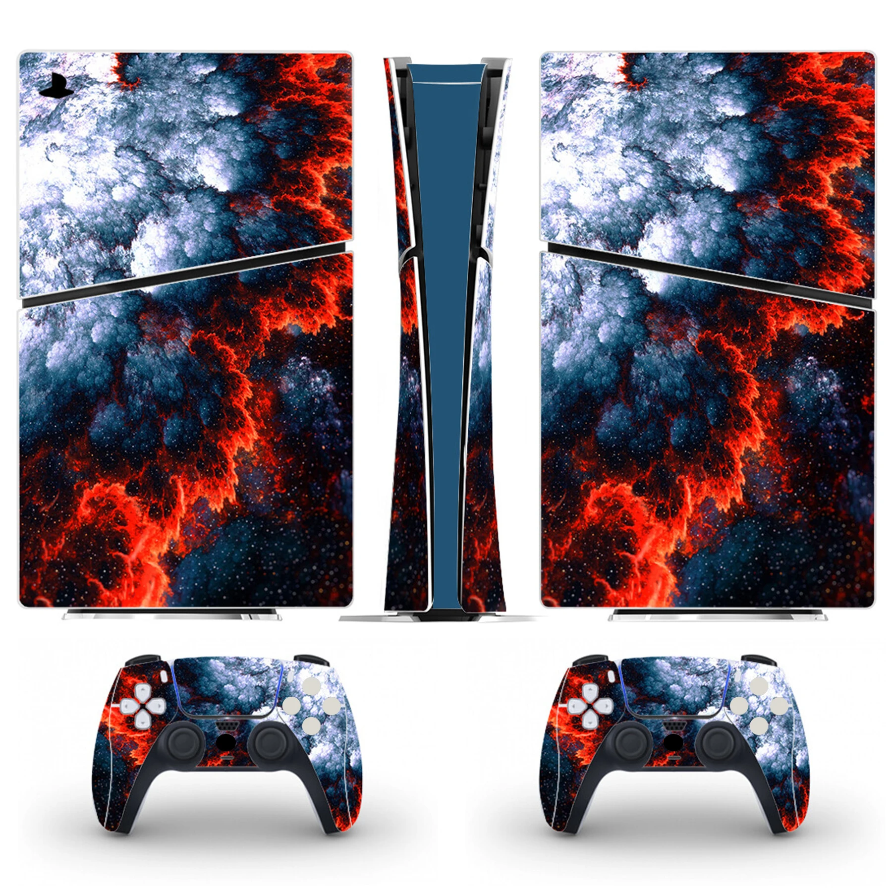 Skin Wrap for PS5 Slim Digital Vinyl Decal, For PS5 Slim Digital Full ...