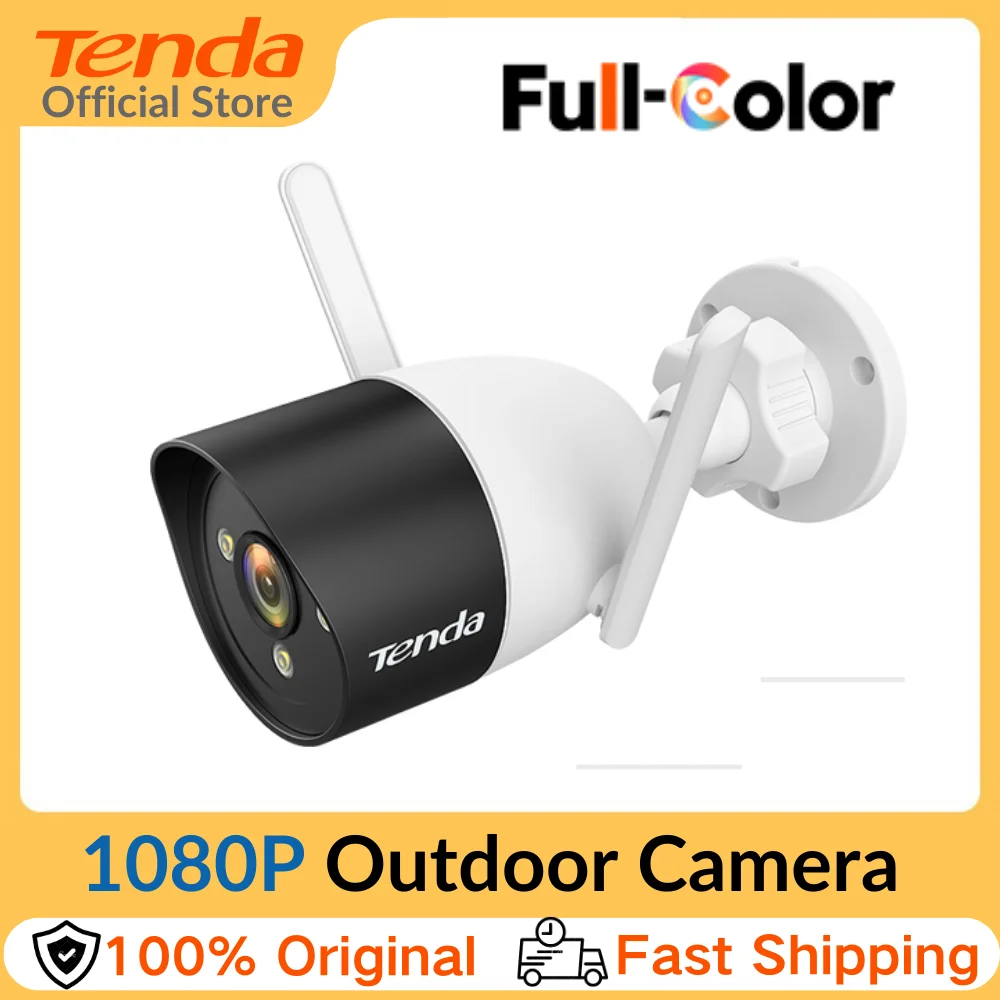 Tenda-CT3-Outdoor-Security-Camera-Color-Night-Vision-IP-Camera-Outdoor-Surveillance-IP66 ...