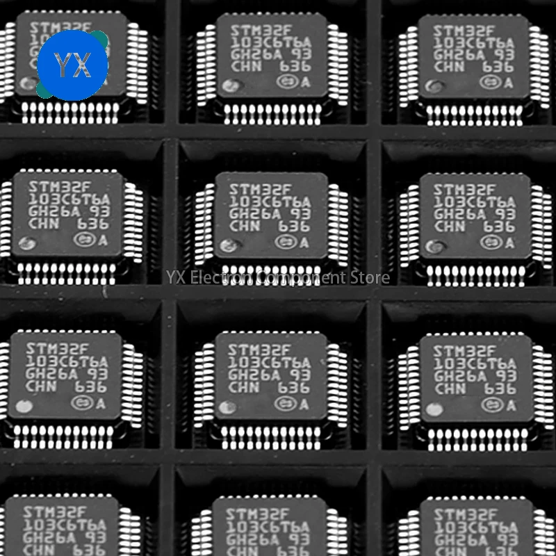 10pcs Stm32f103c6t6a Lqfp48 Stm32f103c6t6 Stm32f103c6 Stm32f103 Qfp ...