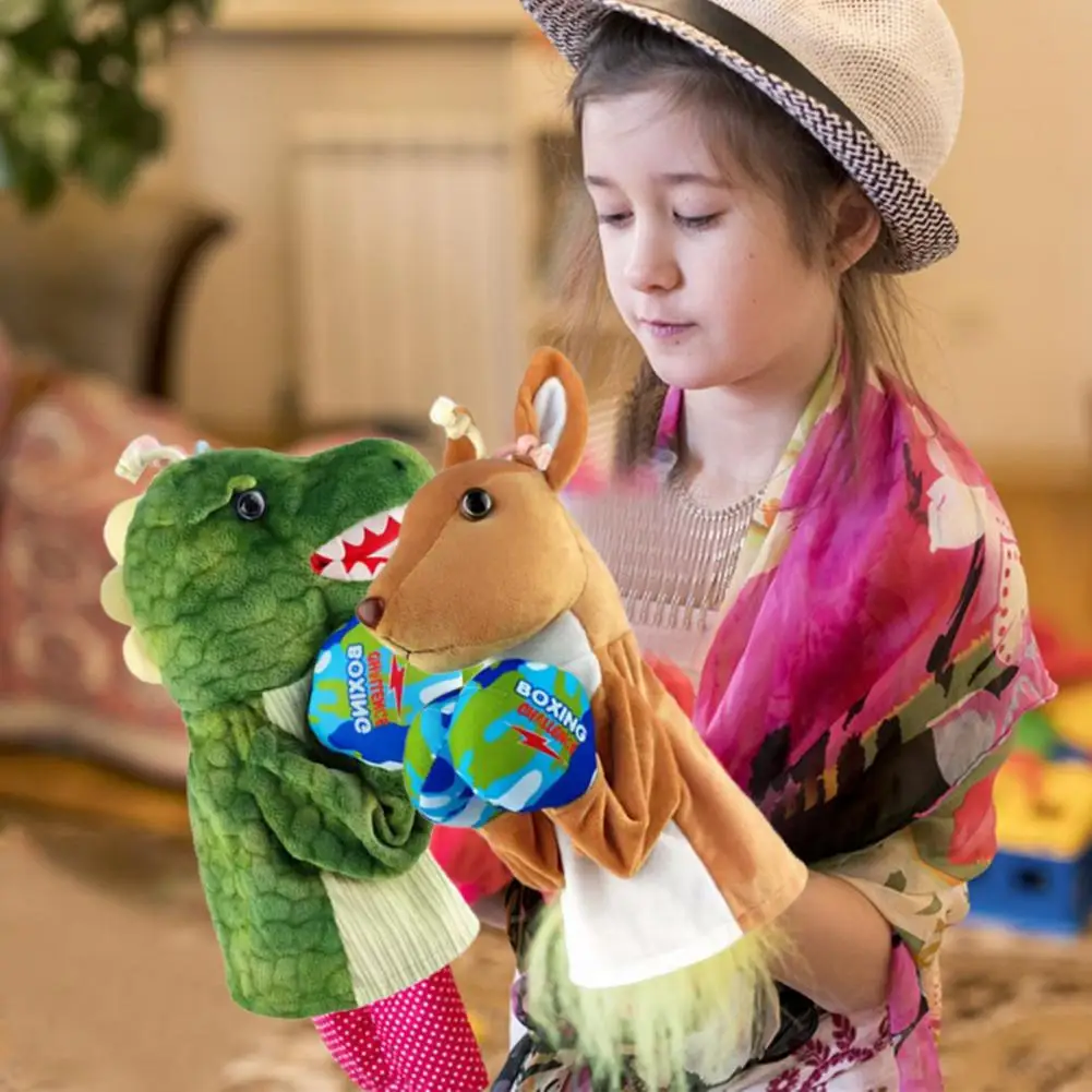 Plush-Animal-Puppet-Toy-Interactive-Boxing-Animal-Hand-Puppet-Toy-with ...