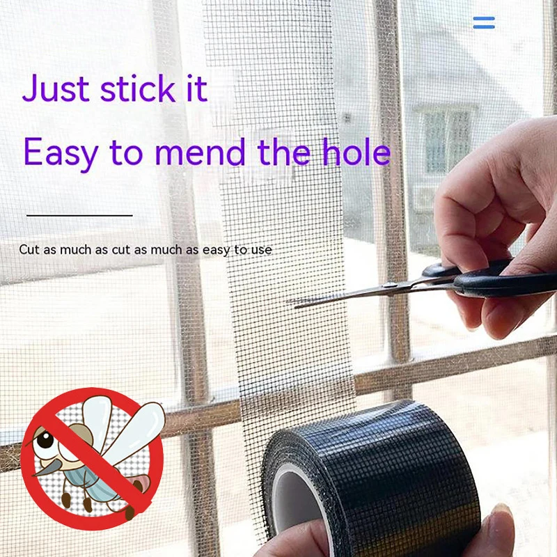 NEW-Mesh-Repair-Tape-Self-adhesive-Door-Fix-Patch-Anti-Insect-Mosquito ...