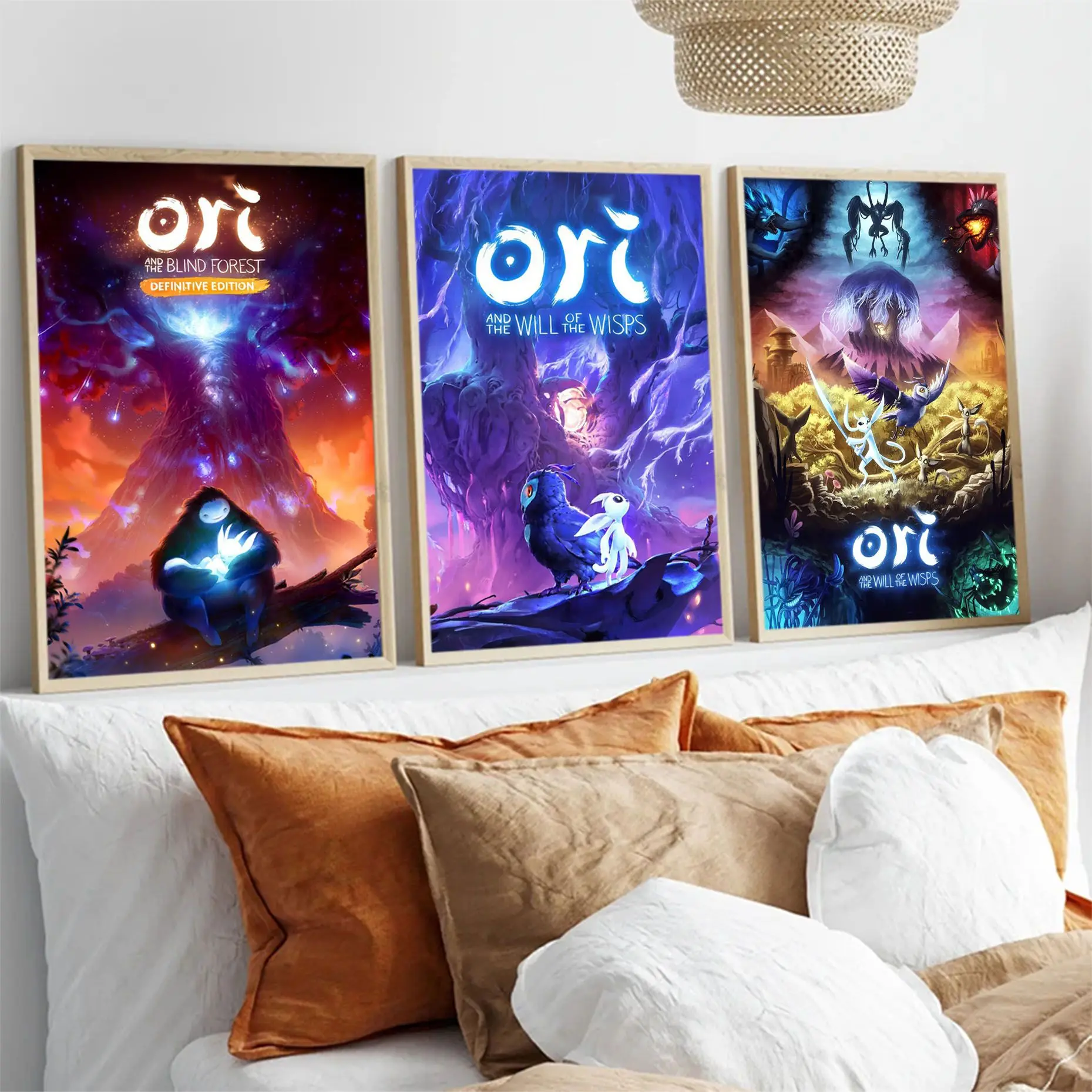 Ori and The Blind Forest Classic Vintage Posters Whitepaper Sticker DIY ...