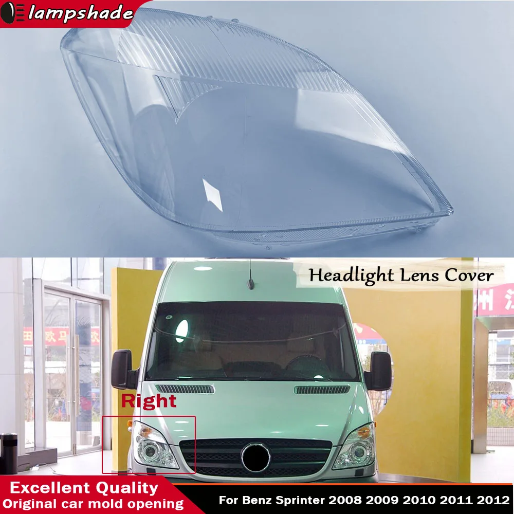 Car Accessories Headlights Glass For Benz Sprinter 2008 2009 2010 2011 ...
