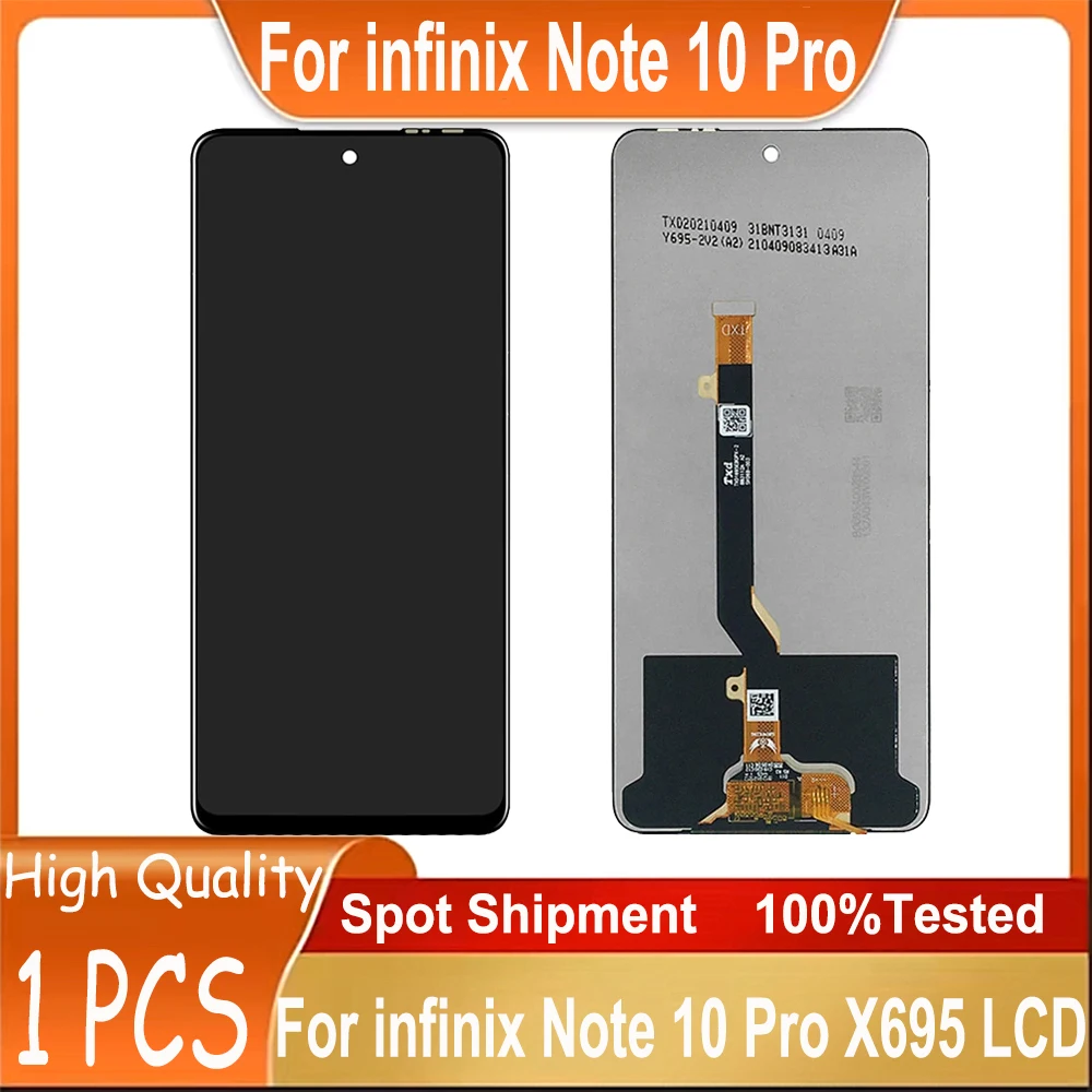 Original-6-95-For-Infinix-Note-10-Pro-X695-Note-10-Pro-NFC-X695C-LCD ...