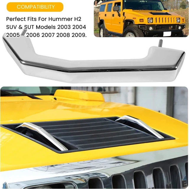 Hummer H2 Billet Chrome Decal