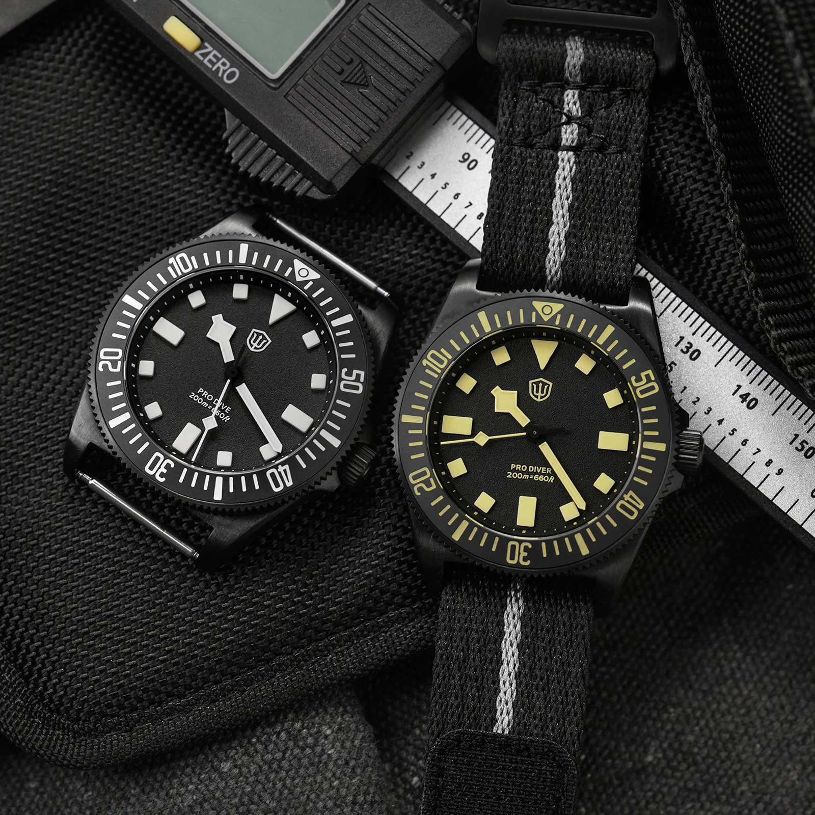 Watchdives EXD V2 Titanium Quartz Watch VH31 Movement Sapphire Crystal ...