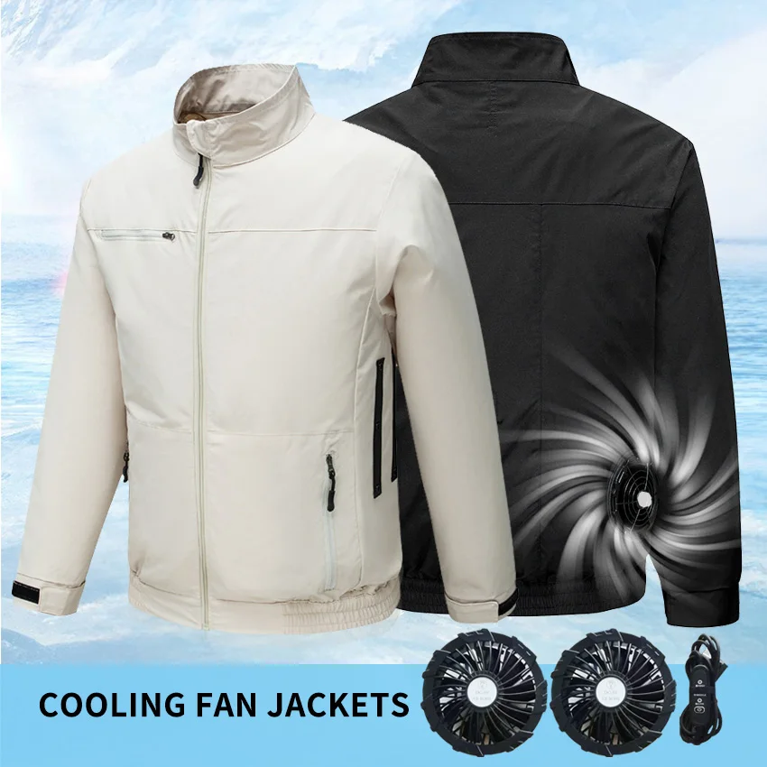 Summer-Men-Cooling-Fan-Jackets-Women-Long-Sleeved-Air-Conditioned-USB ...